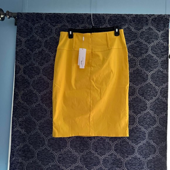 belle poque | Skirts | Belle Poque Elegant Retro Womens Large Yellow ...